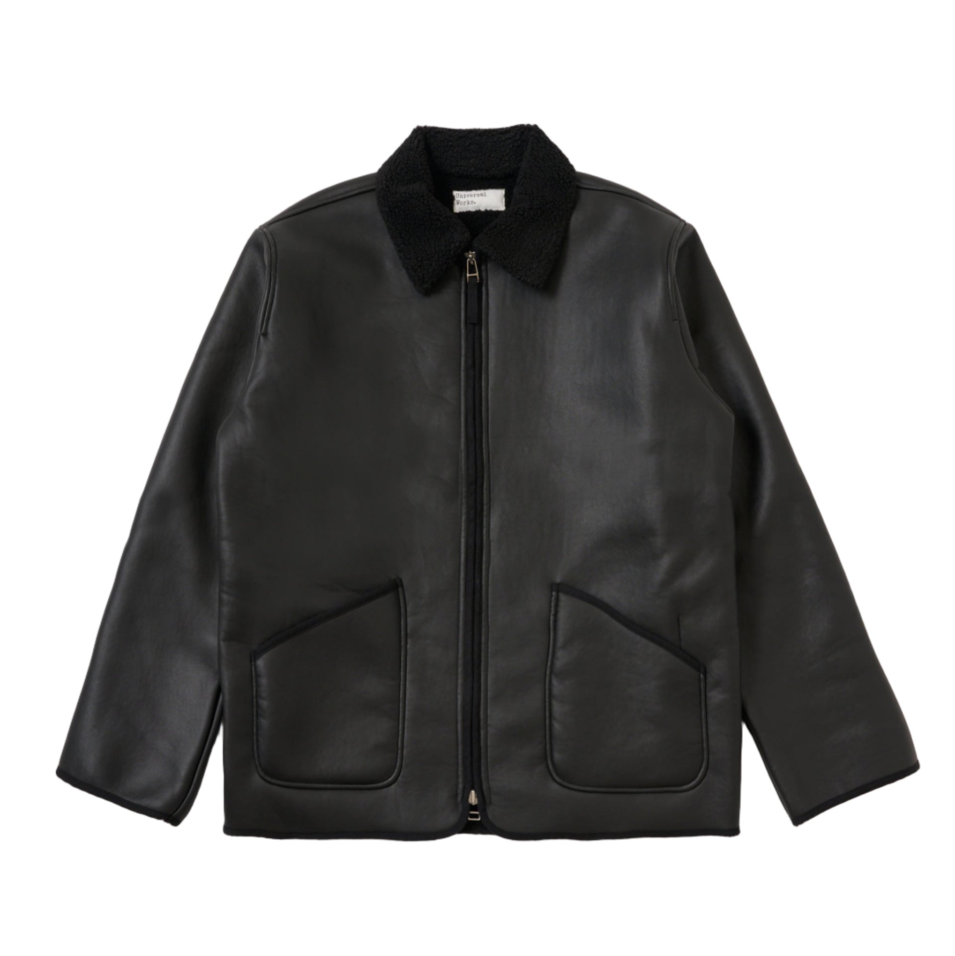 Universal Works Not Shearling Gower Jacket Black – Supra